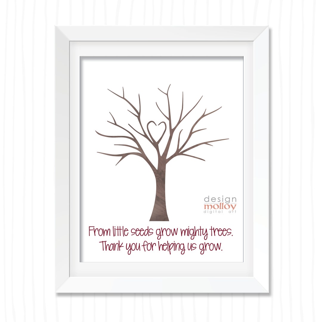 Student Fingerprint Tree - Thumbprints Tree - Classroom Fingerprint ...