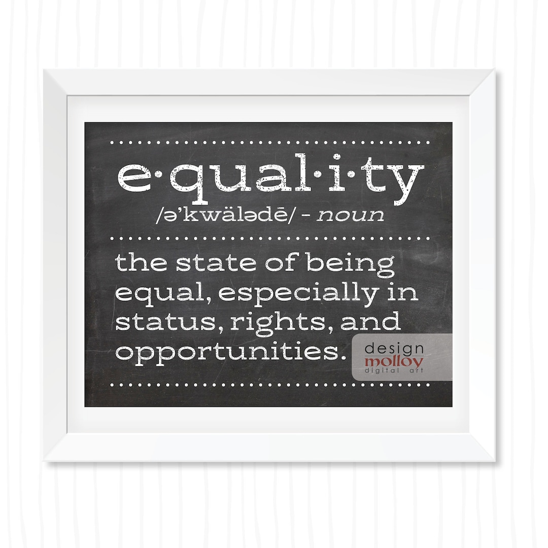 Equal Rights - Human Rights Quote - Protest Art Printable - Equality ...