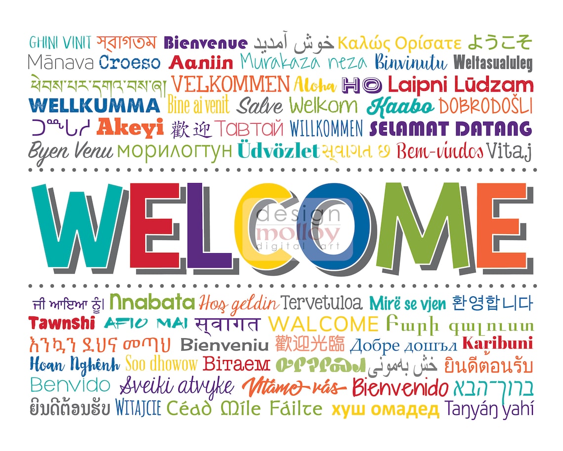 Welcome Sign, Office Wall Art, Classroom Decor, Inclusive Welcome ...
