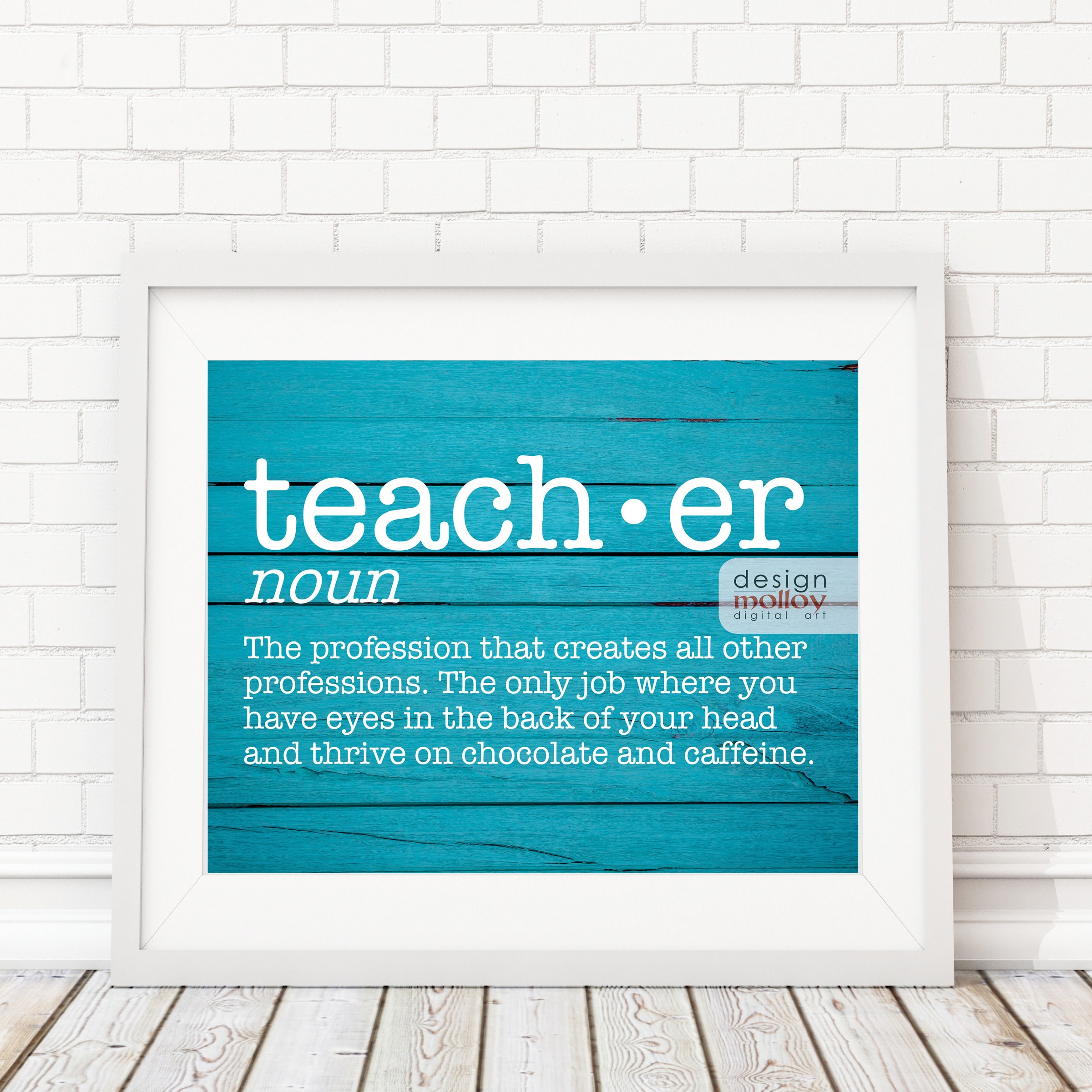 Funny Teacher Gift From Student Dictionary Art Teacher Printable Gift ...