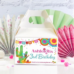 Fiesta Birthday Labels, Fiesta Favors Sticker, Fiesta Party Labels ...