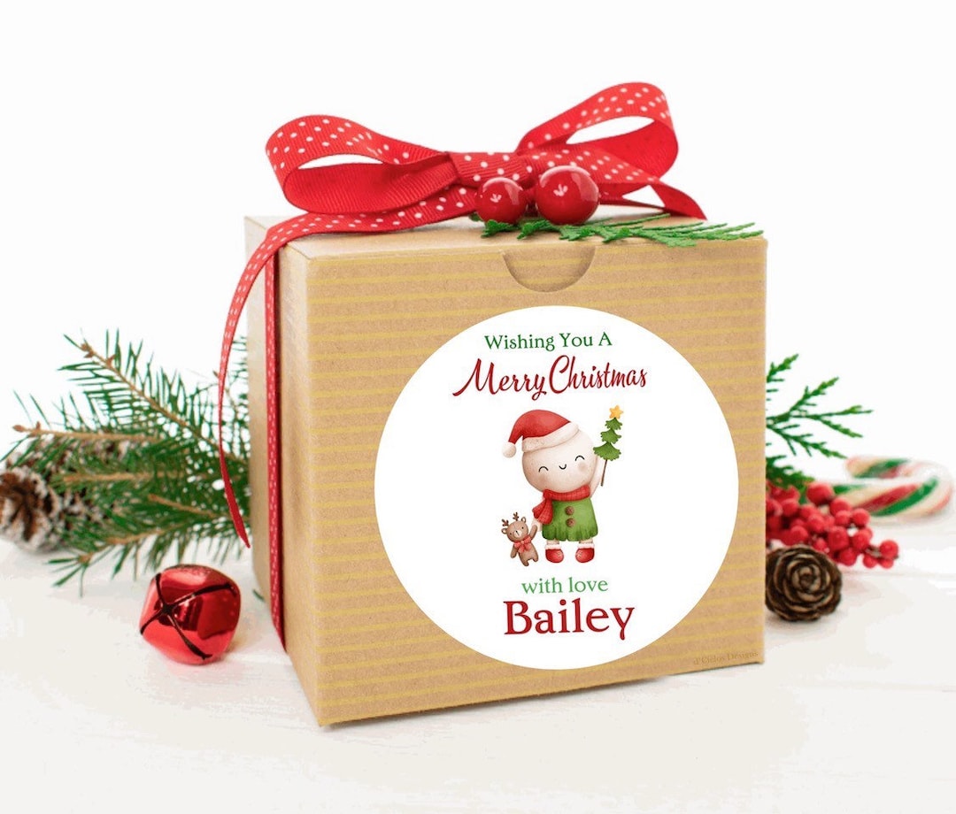 Personalized Christmas Labels Christmas Favors Labels - Etsy