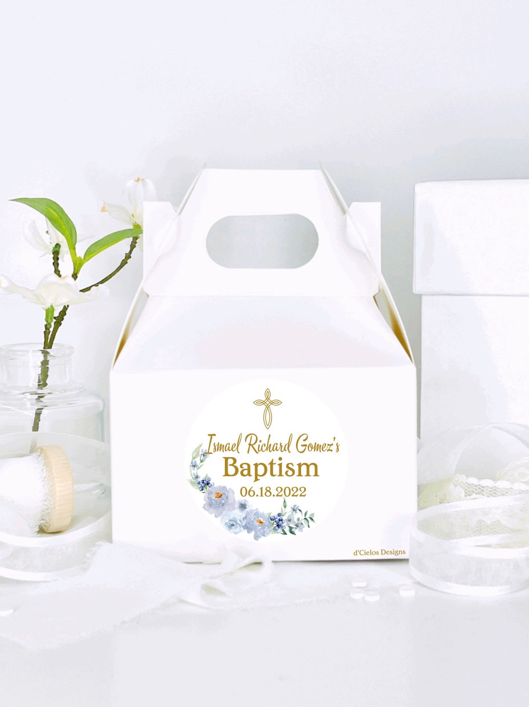 Baptism Labels, Christening Labels, First Holy Communion Labels ...