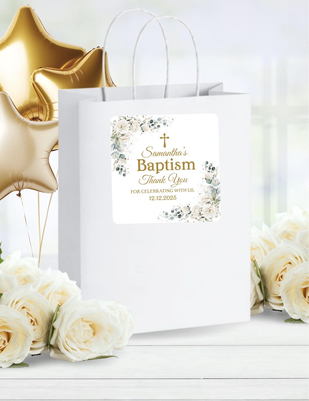 Baptism Labels, Christening Labels, First Holy Communion Labels ...