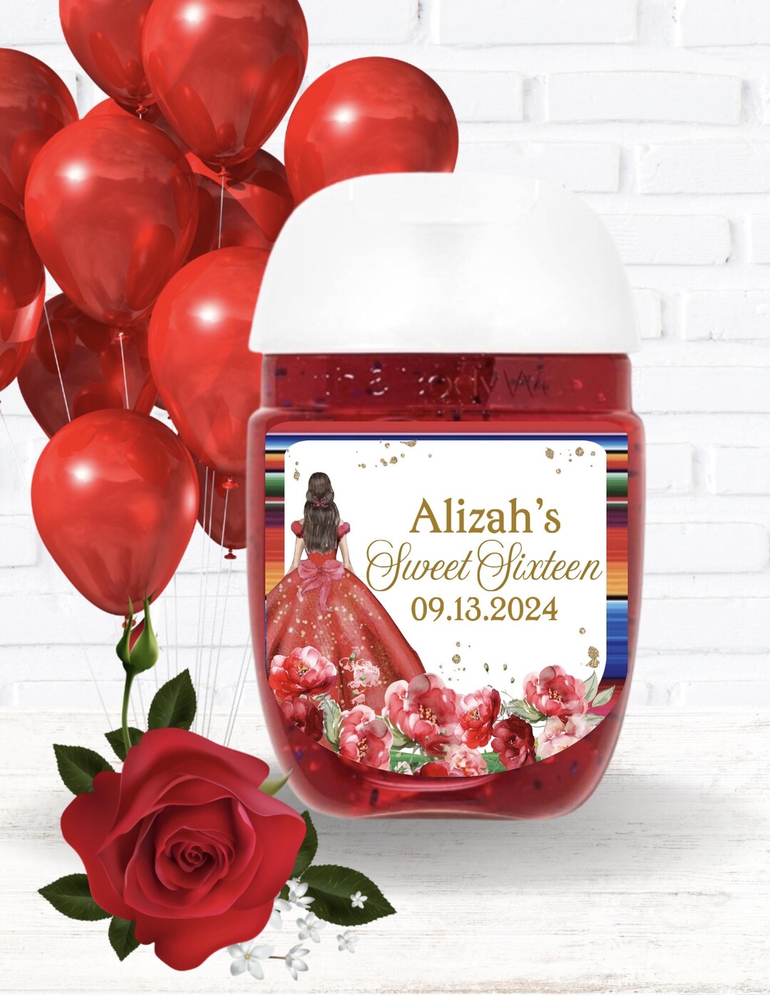 Quinceañera Labels, Quinceañera Sticker, Sweet 16 Birthday Labels ...