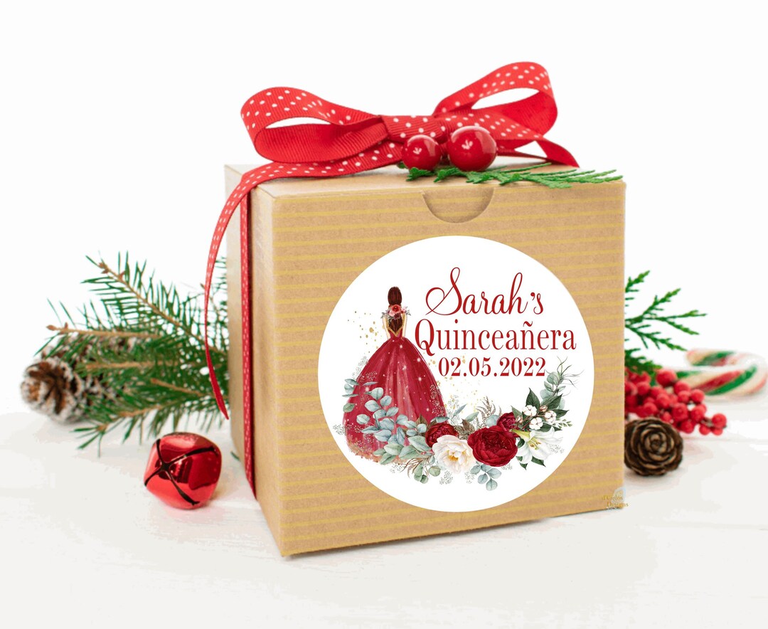 Quinceañera Labels, Quinceañera Sticker, Sweet 16 Birthday Labels ...