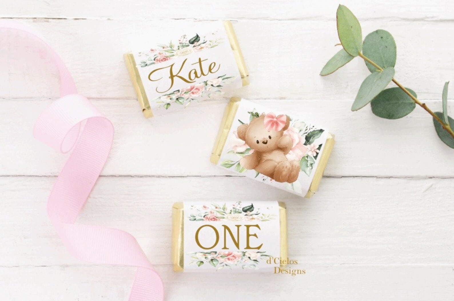 Teddy Bear Birthday Labels Teddy Bear Baby Shower Labels - Etsy