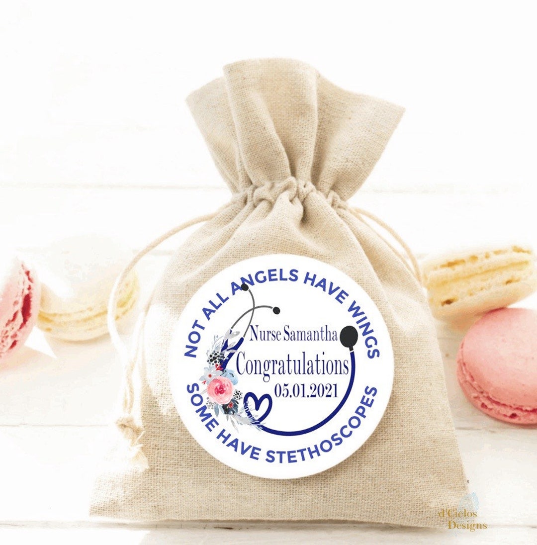 Nurse Favors Labels LVN Labels Register Nurse Labels Doctor - Etsy