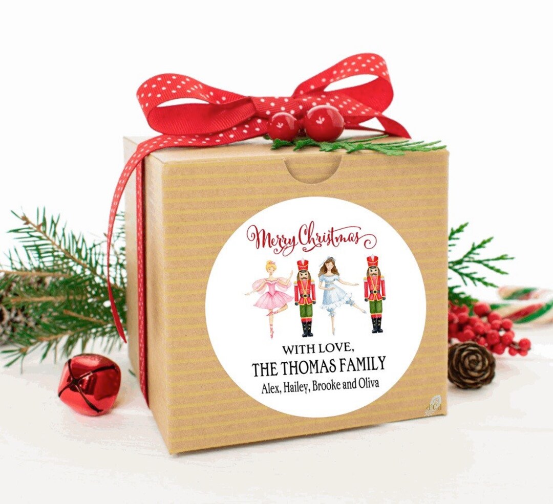 Personalized Christmas Labels, Christmas Favors Labels, Personalized ...