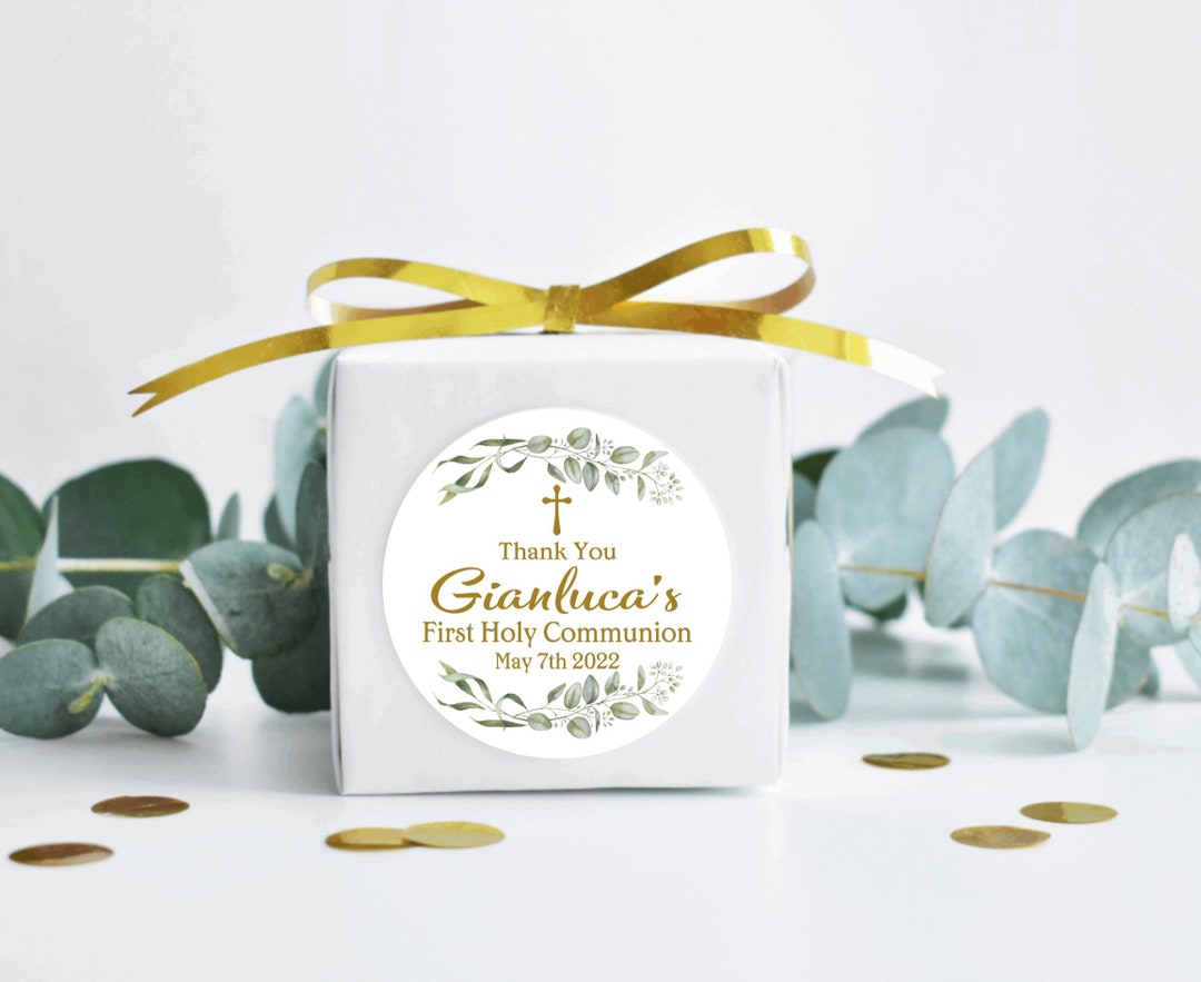 Baptism Labels, Christening Labels, First Holy Communion Labels ...