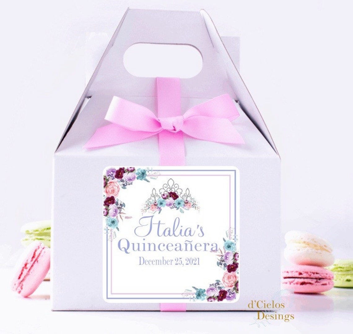Quinceañera Labels Quinceañera Sticker Sweet 16 Birthday | Etsy