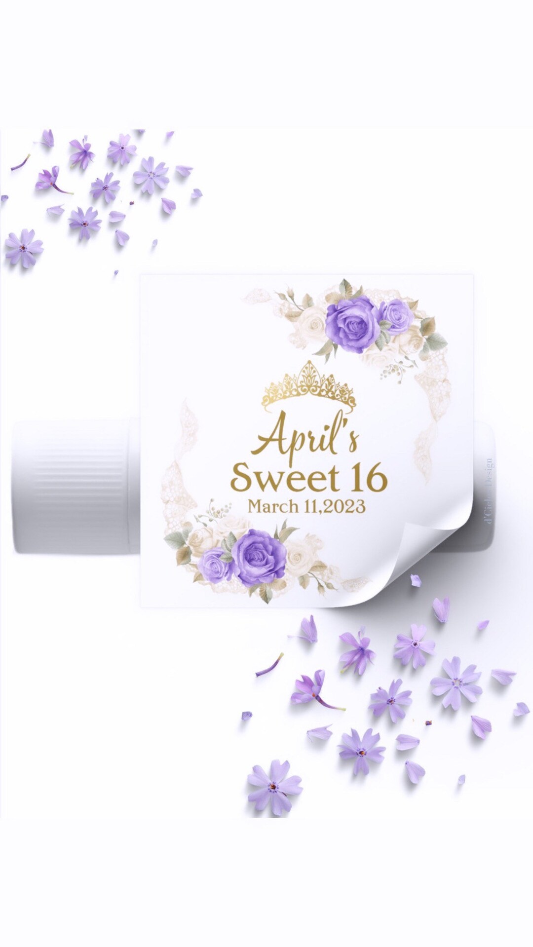 Quinceañera Labels Sweet 16 Labels Sweet 16 Favors Labels - Etsy