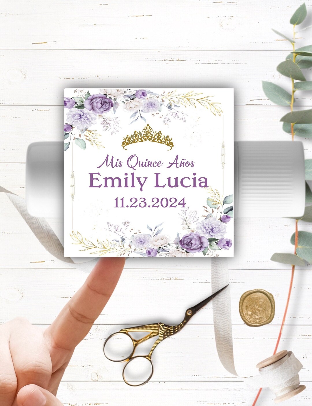 Quinceañera Labels, Sweet 16 Labels, Sweet 16 Favors Labels ...