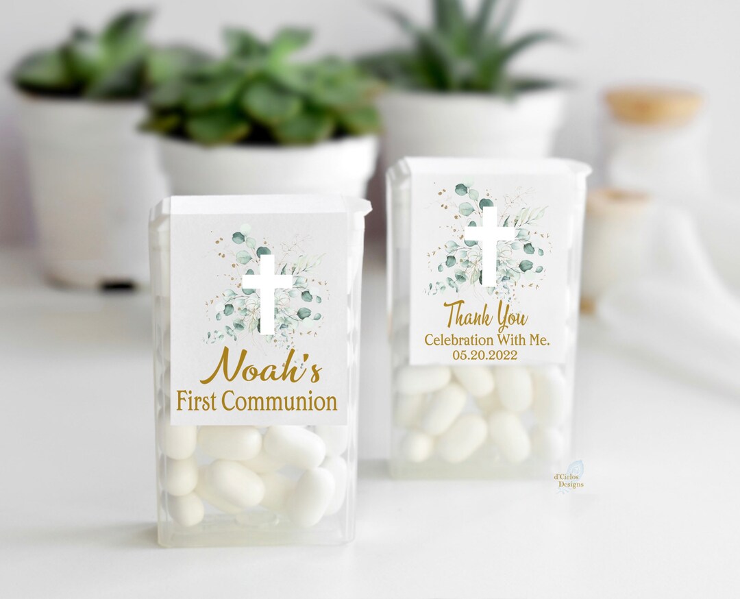 Baptism Labels, Christening Labels, First Holy Communion Labels ...