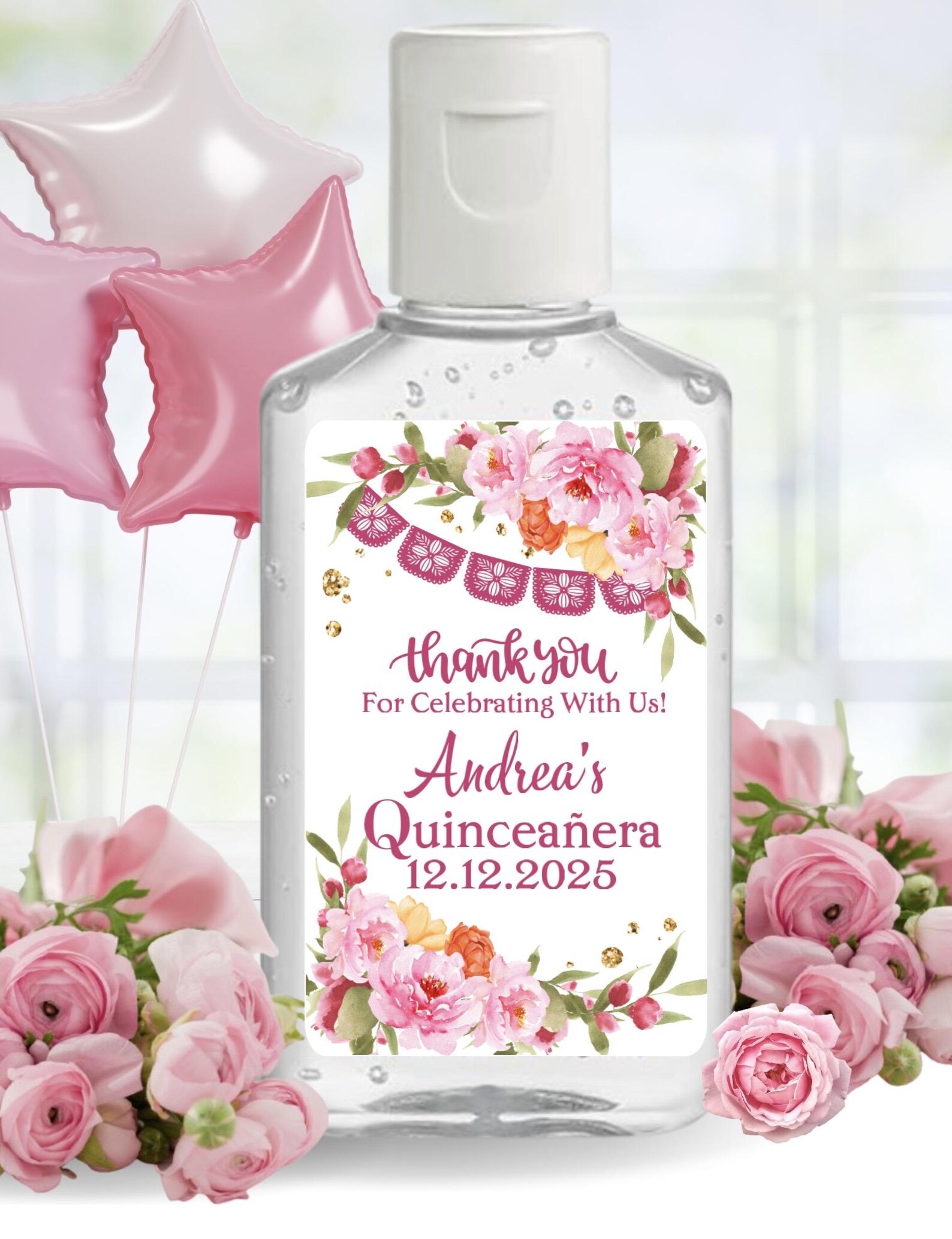 Quinceañera Labels, Quince Birthday Labels, Sweet 16 Labels, Sweet 16 ...