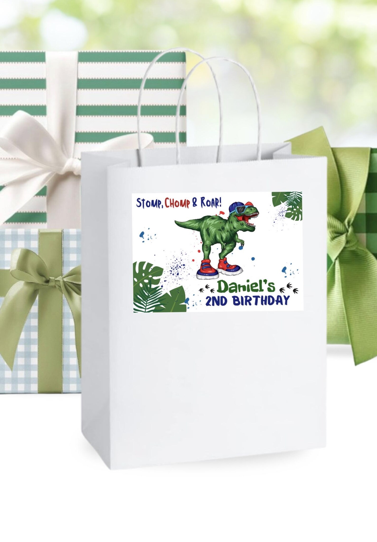 Dinosaur Birthday Labels, Dinosaur Birthday Boxes Labels, Dinosaur ...