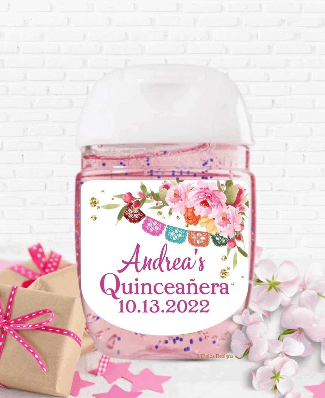 Quinceañera Labels, Quinceañera Sticker, Sweet 16 Birthday Labels ...