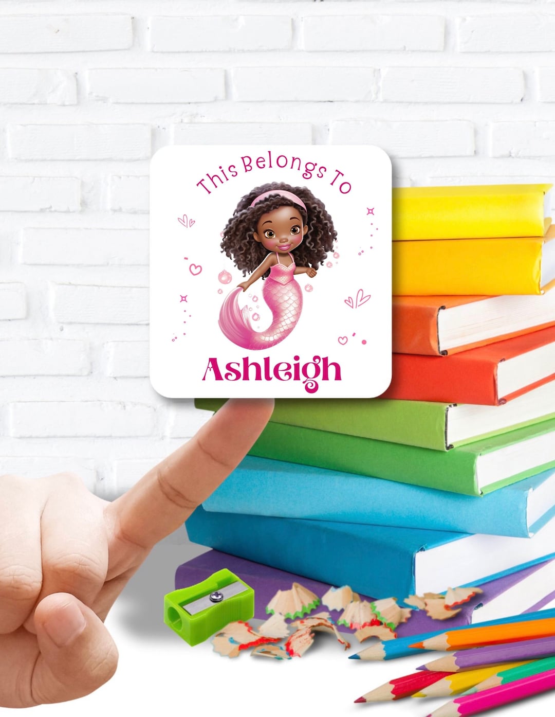 Mermaid Labels, Mermaid Daycare Labels, School Supply Labels, Daycare ...