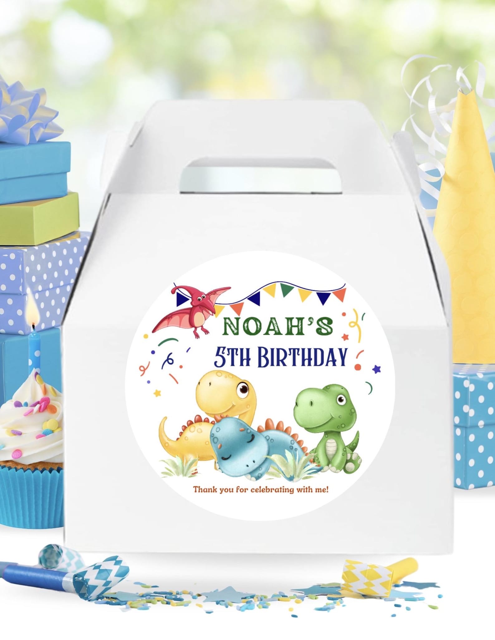 Dinosaur Birthday Favors, Dinosaur Birthday Labels, Dinosaur Party ...