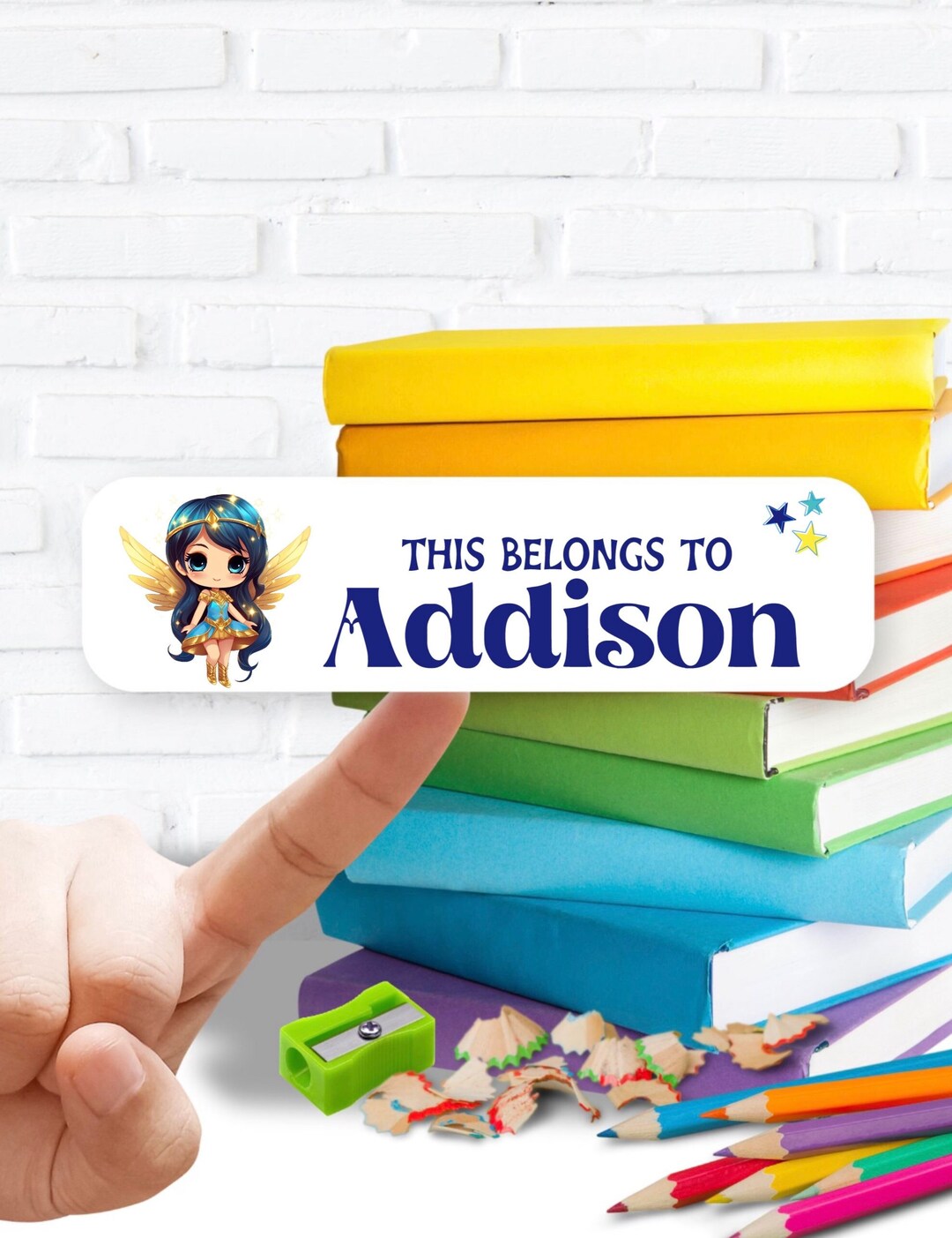 Kids Labels, Daycare Labels, School Supply Labels, Princess Daycare ...
