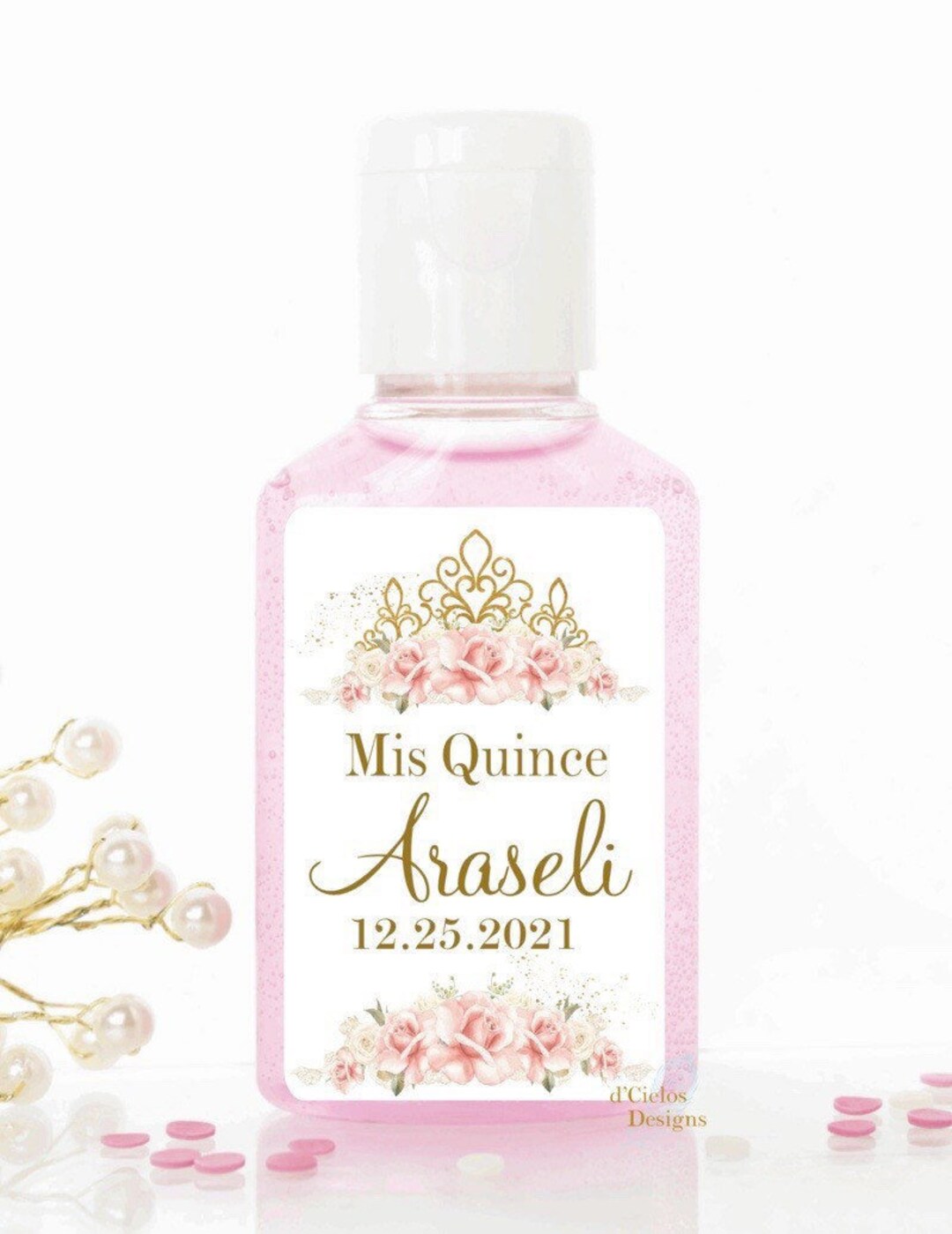 Quinceañera Labels, Quince Birthday Labels, Sweet 16 Labels, Sweet 16 ...