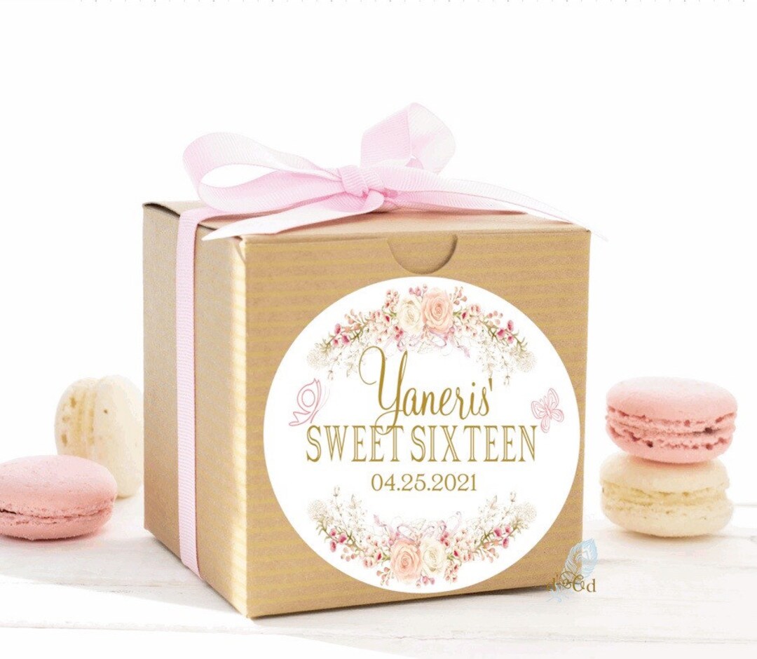 Quinceañera Labels, Quince Birthday Labels, Sweet 16 Labels, Sweet 16 ...