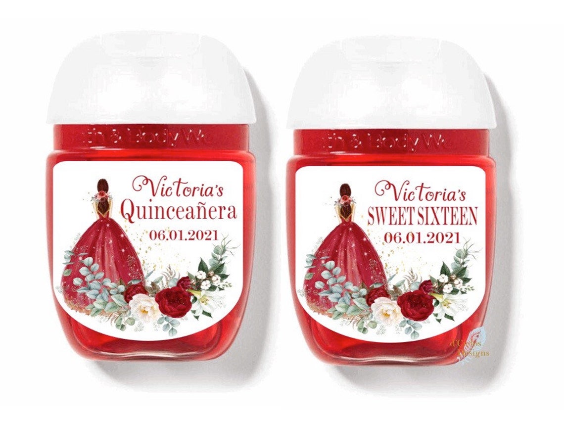 Quinceañera Labels Quinceañera Sticker Sweet 16 Birthday - Etsy Israel