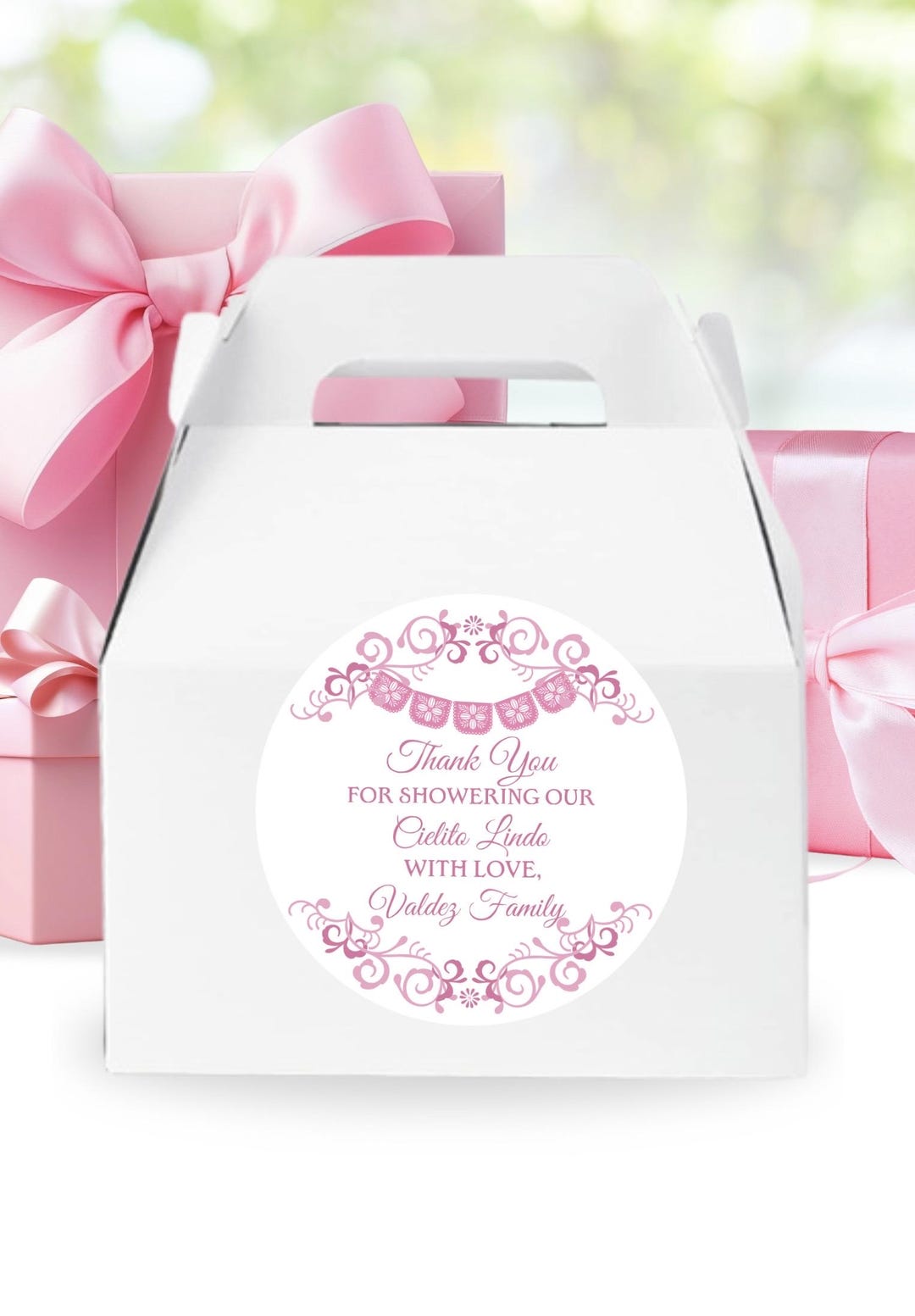 Cielito Lindo Baby Shower Labels, Cielito Lindo Shower Stickers ...