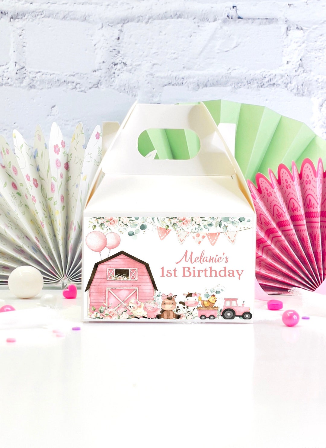 Farm Birthday Favors, Farm Birthday Boxes Labels, Farm Party Favors ...