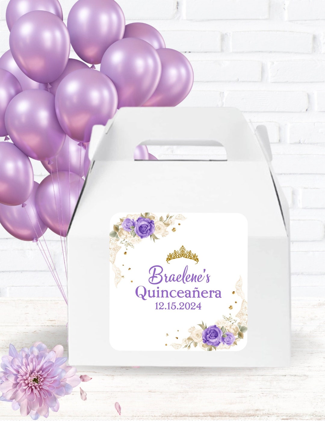 Quinceañera Labels, Quinceañera Sticker, Sweet 16 Birthday Labels ...
