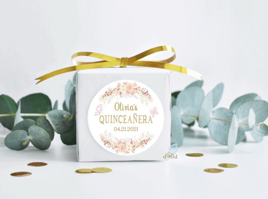 Quinceañera Labels, Quince Birthday Labels, Sweet 16 Labels, Sweet 16 ...