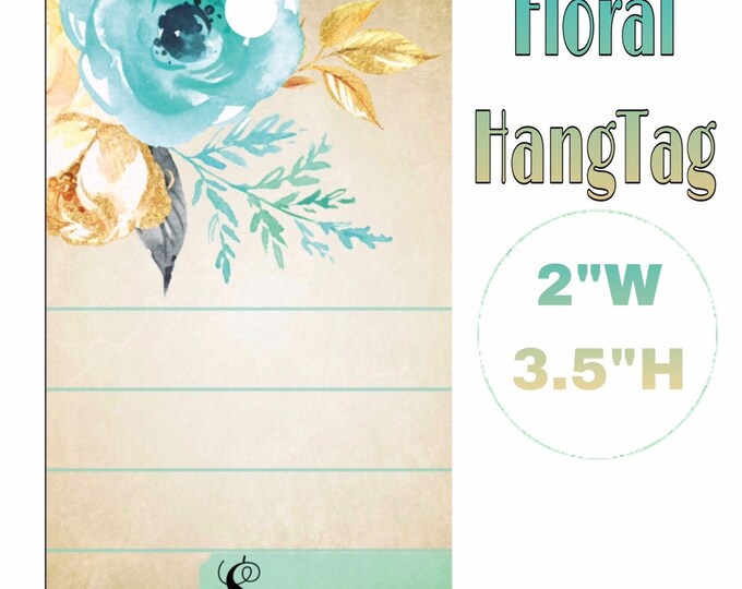 Floral Hang Tag • Price Tag - Etsy