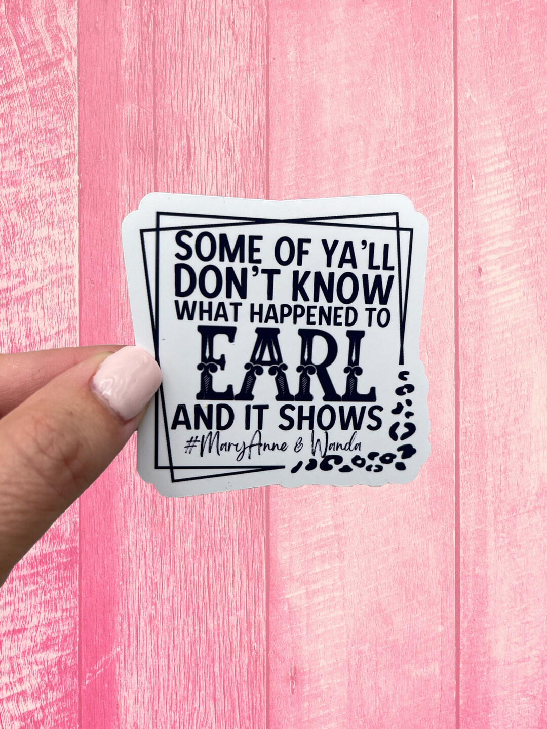 Goodbye Earl Sticker - Etsy