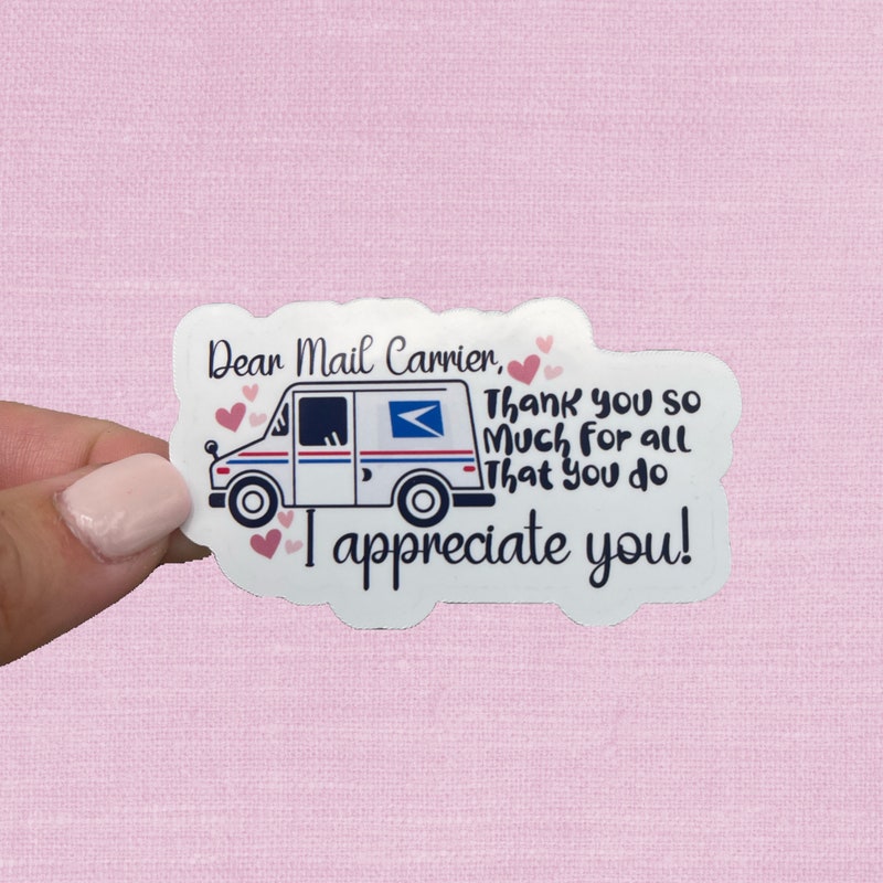 Mail Carrier Decal - Etsy