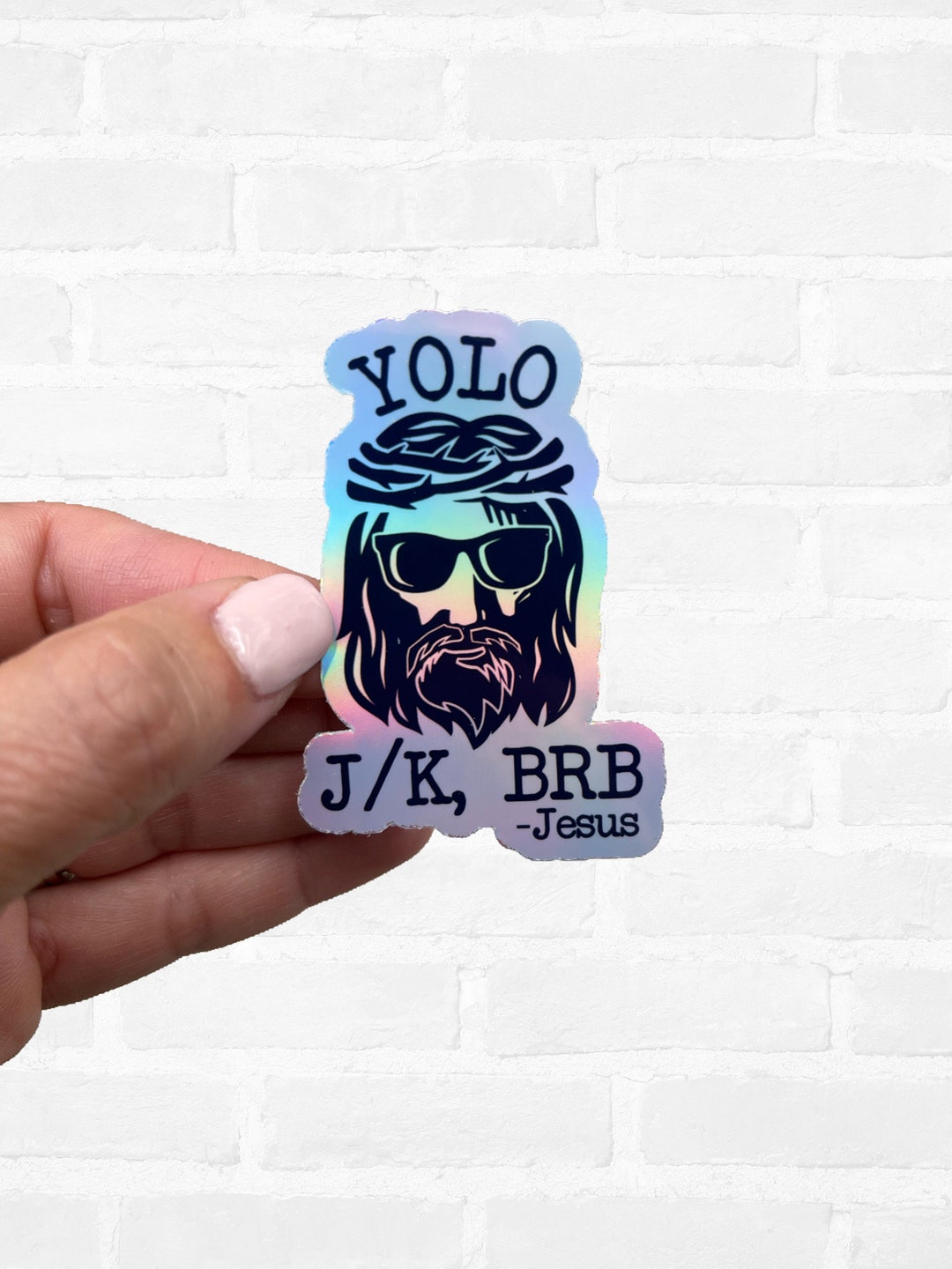 YOLO Sticker - Etsy