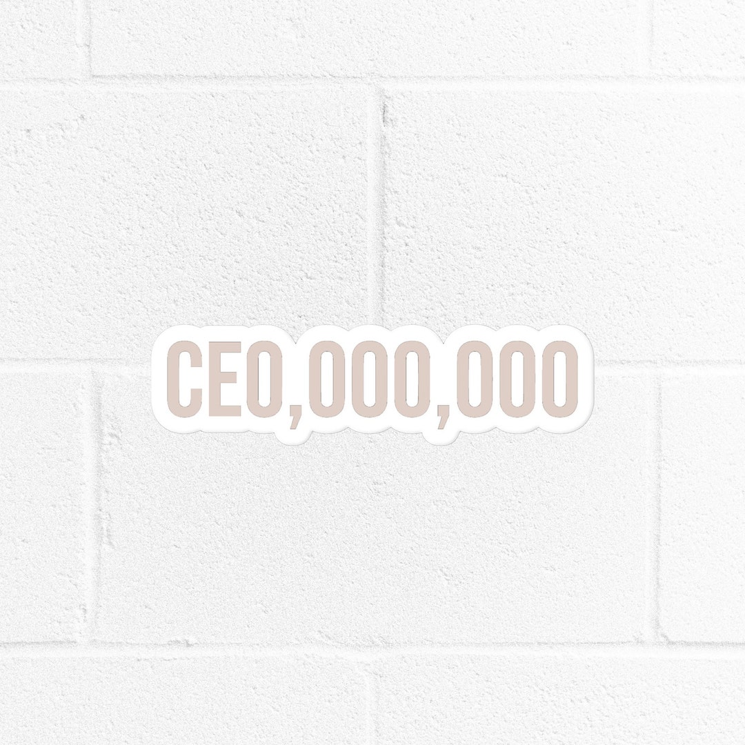 CEO Sticker | Small Business Sticker | Manifestation Sticker ...