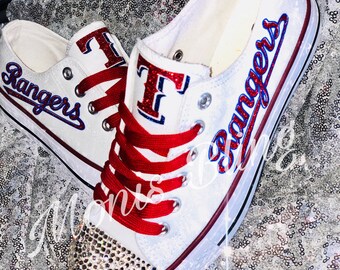 Texas Rangers Shoes | Etsy