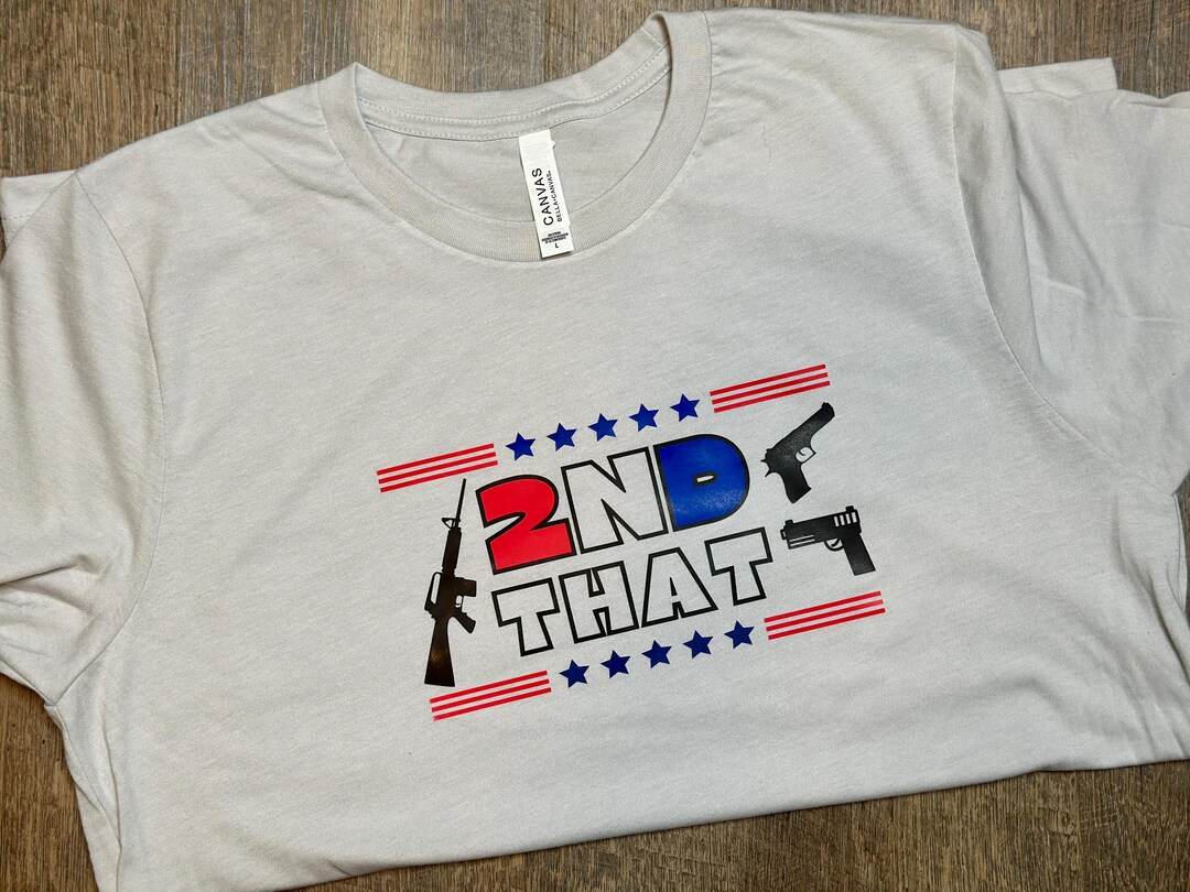 2A Tshirt, 2nd Amendment, Gift for Dad, Patriotic Tshirt, Grey Tshirt ...