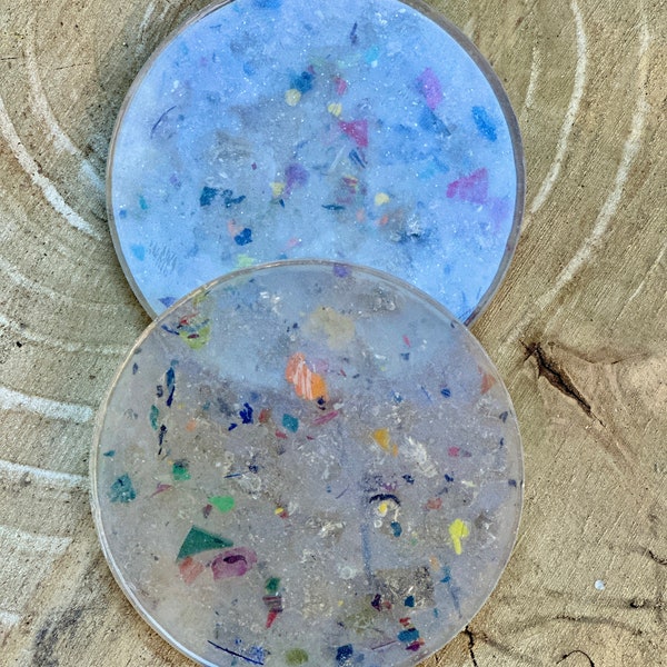Stained Glass Coasters Set - Etsy