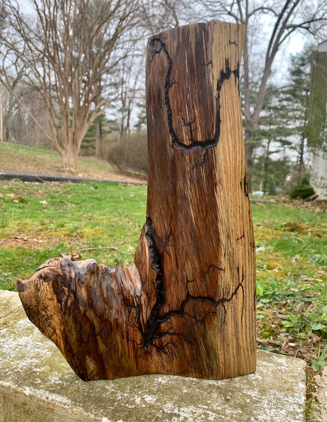 Natural Wood Sculpture, Abstract Sculpture, Rustic Sculpture, Mantle ...