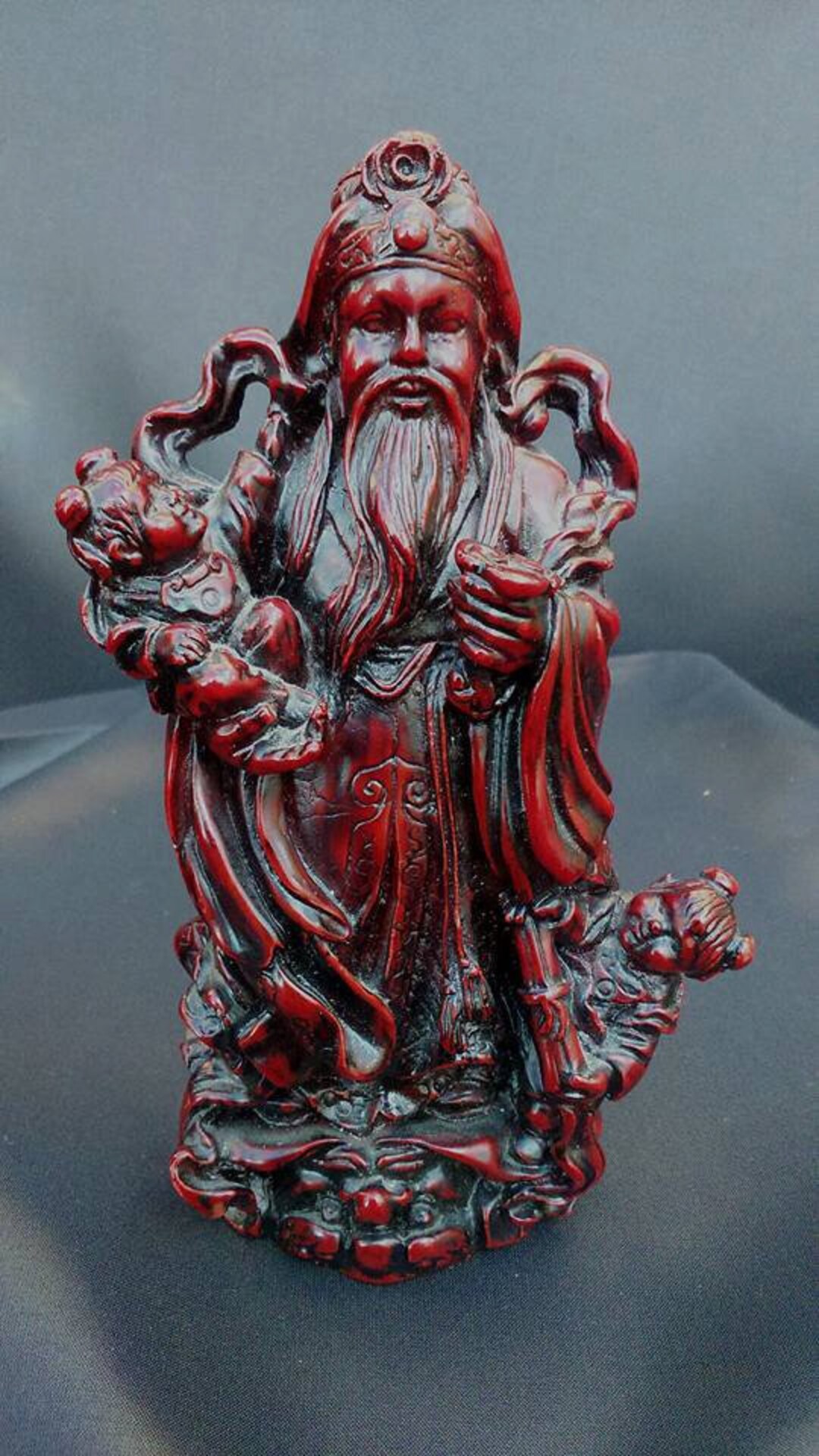 Vintage 1990's Chinese Feng Shui Divinity Piece Interior - Etsy