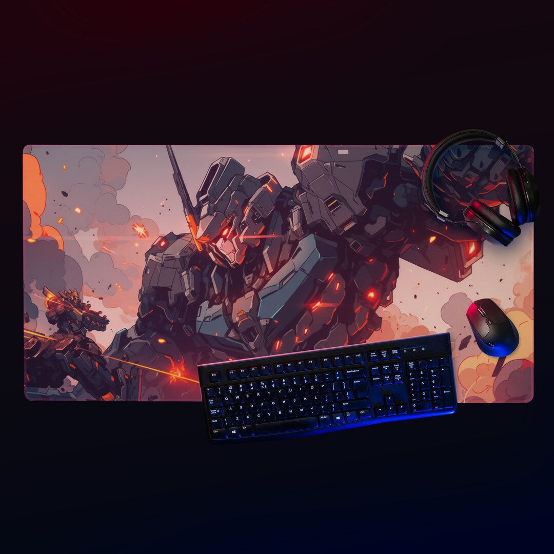 Gaming Mouse Pad Robot Art Robot Mouse Pad Mecha Mouse Pad Robo Art Pad ...