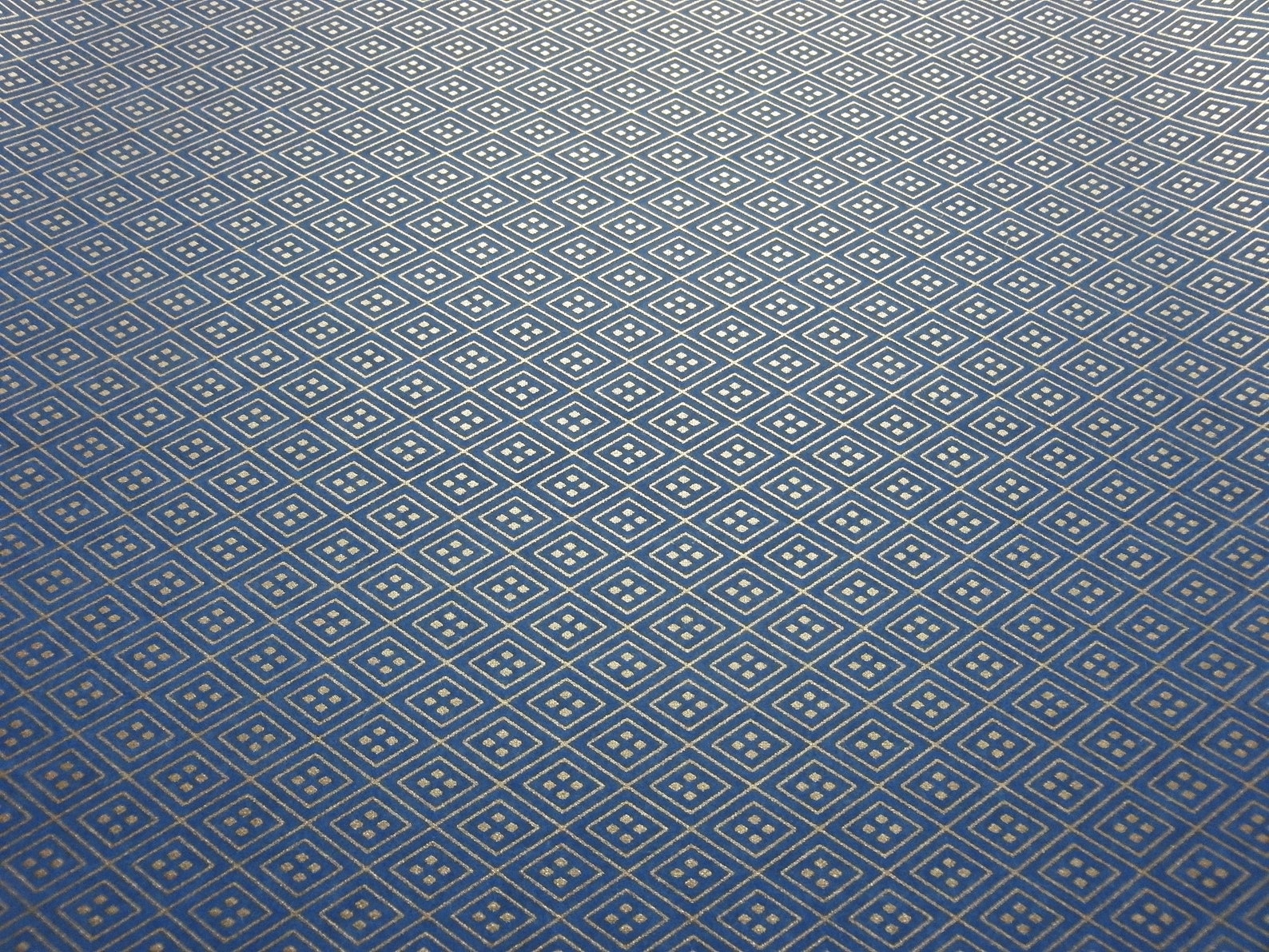 Japanese Paper Yuzen "hishi – Diamond Pattern. Gold on Blue." Chiyogami ...