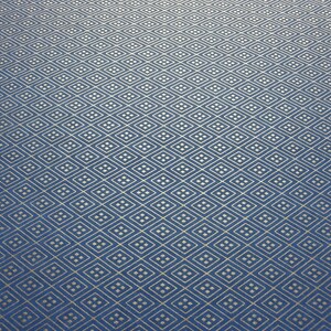 Japanese Paper Yuzen "hishi – Diamond Pattern. Gold on Blue." Chiyogami ...