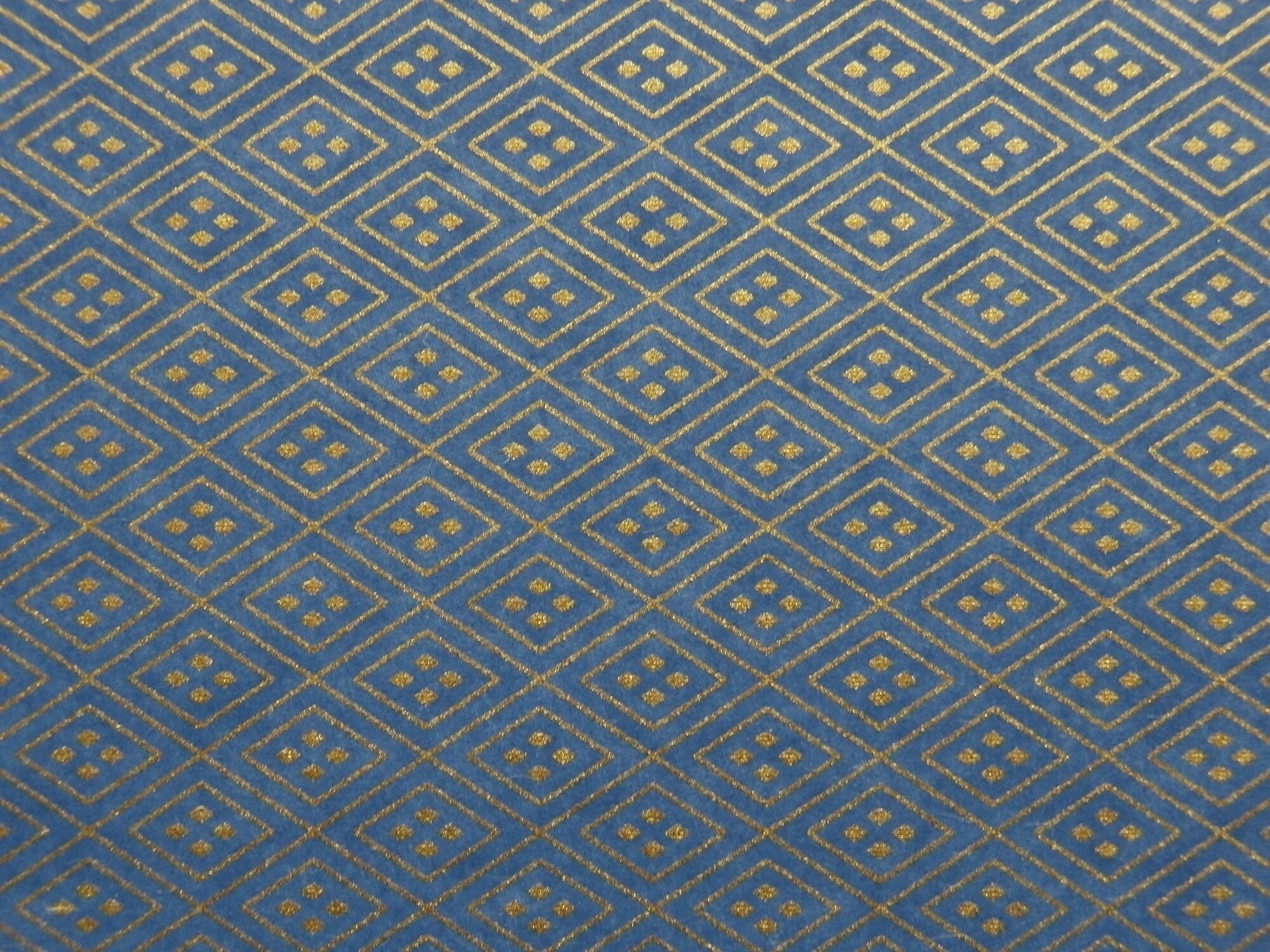 Japanese Paper Yuzen hishi Diamond Pattern. Gold on | Etsy