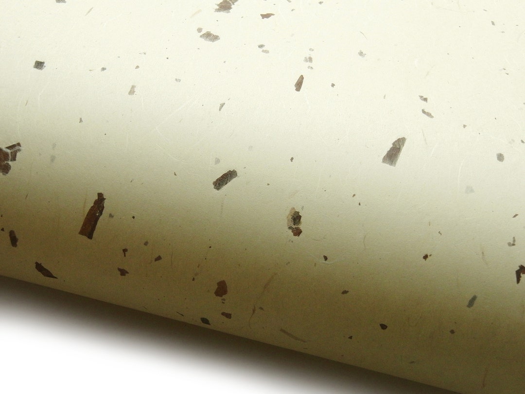 Japanese Paper Mingei Chiri. Cream Kozo Paper With Bark and Fibre ...
