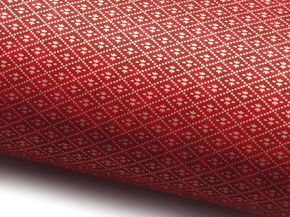 Japanese Paper Yuzen hishi Diamond Pattern. Gold on - Etsy