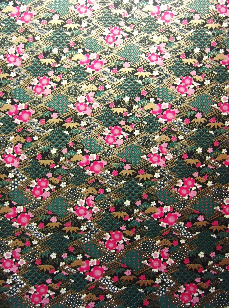 NEW Japanese Paper Yuzen japanese Garden. Pattern Mix. - Etsy