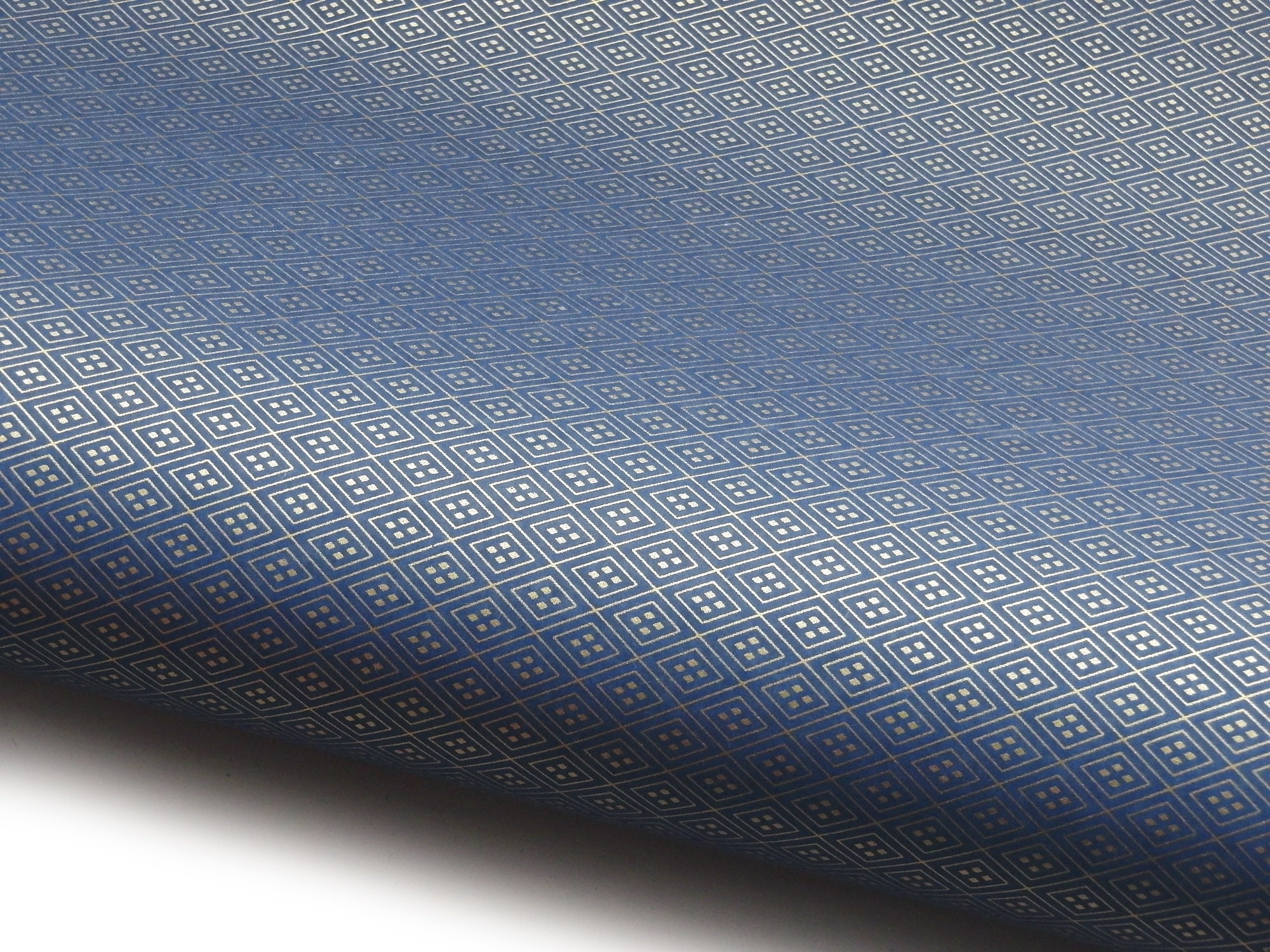 Japanese Paper Yuzen hishi Diamond Pattern. Gold on - Etsy