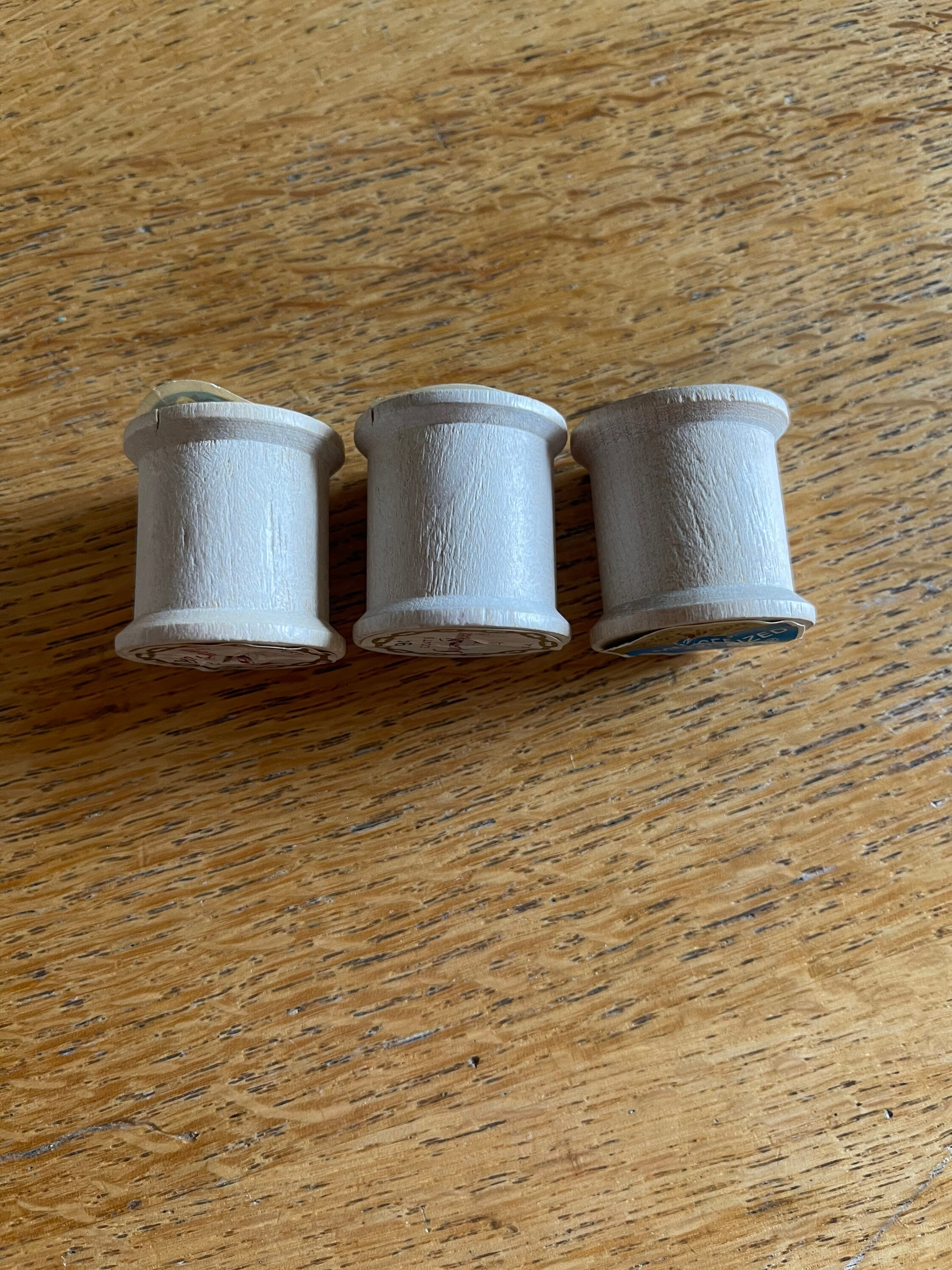 30 Vintage Wooden Thread Spools - Etsy